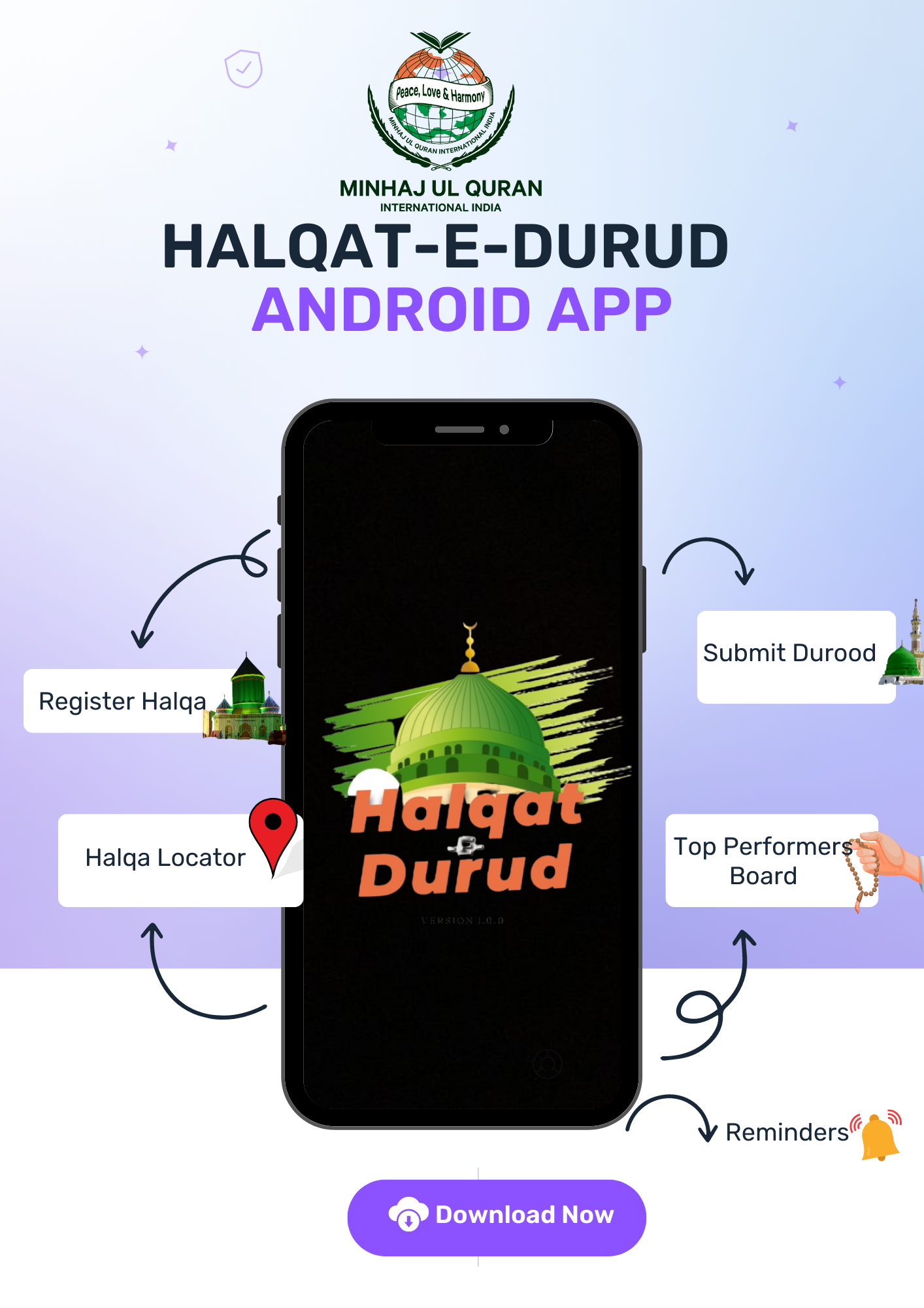 Halaqat-e-Durud App – Minhaj-ul-Quran International India